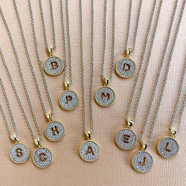 Initial Necklace – Be Dazzled